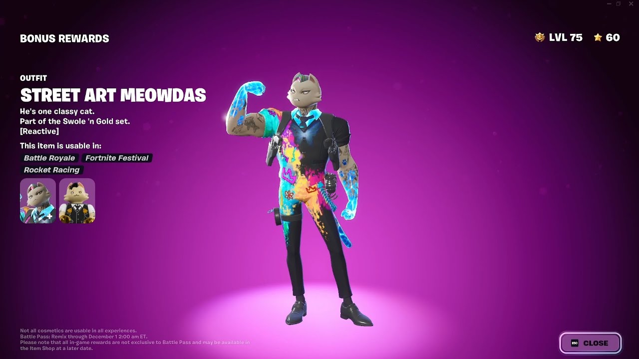 Fortnite Remix Street Art Super Styles Bonus Rewards - YouTube