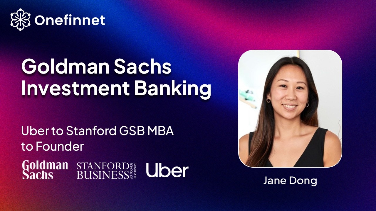 Jane- Goldman Sachs Investment Banking to Uber to Stanford GSB MBA to ...