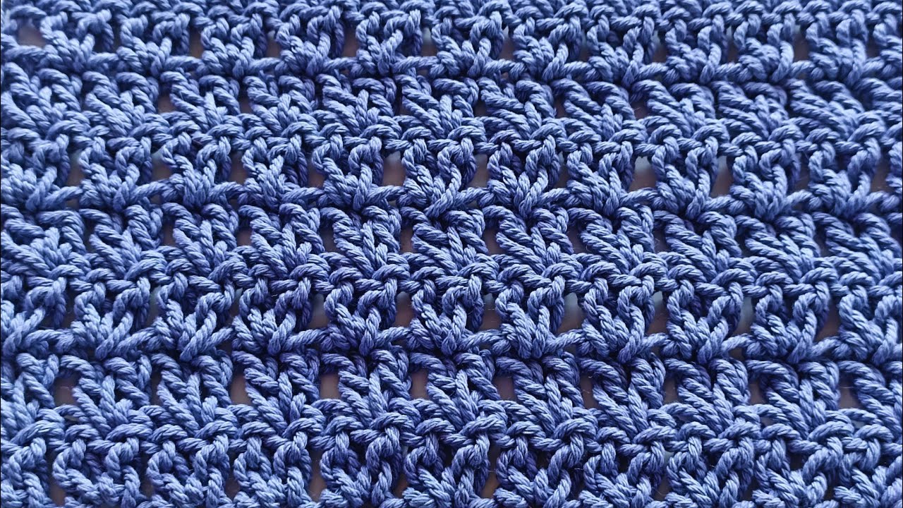 SUPER easy ONE row repeat crochet stitch | Crochet tutorial FOR ...