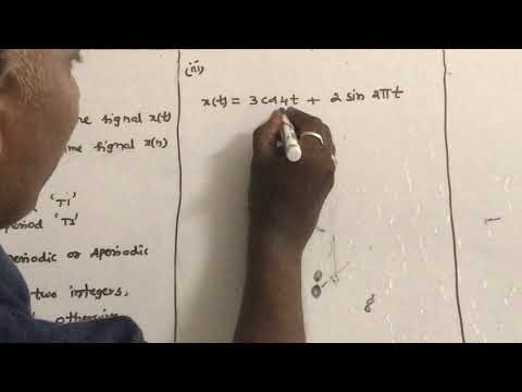 Signals & Systems - Periodic or Aperiodic signals - working examples ...