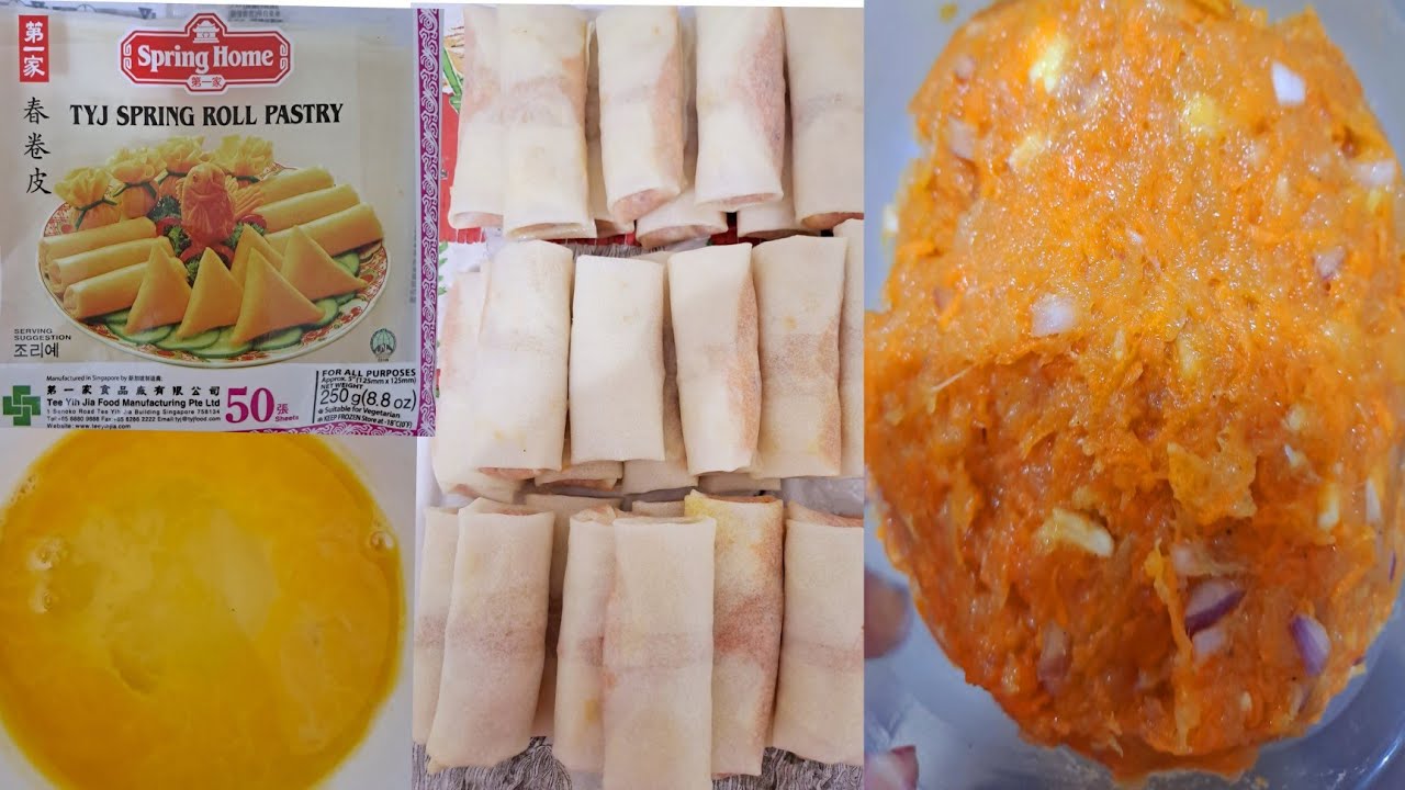 CHICKEN LUMPIA SHANGHAI#BEST PINOY FOODS#DOHA QATAR#ANALYN T.ELS - YouTube