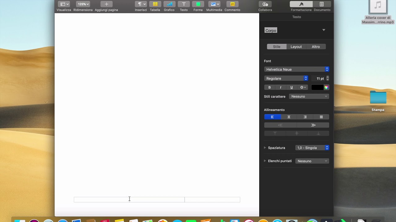 Iniziamo a lavorare con Pages per Mac - YouTube