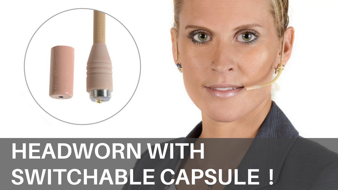 Headworn mic with switchable capsule - YouTube