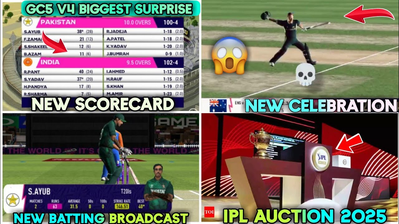 Finally Game Changer 5 V4 Is Ready 😍 || Gc5, V4 new featurs revealed ...