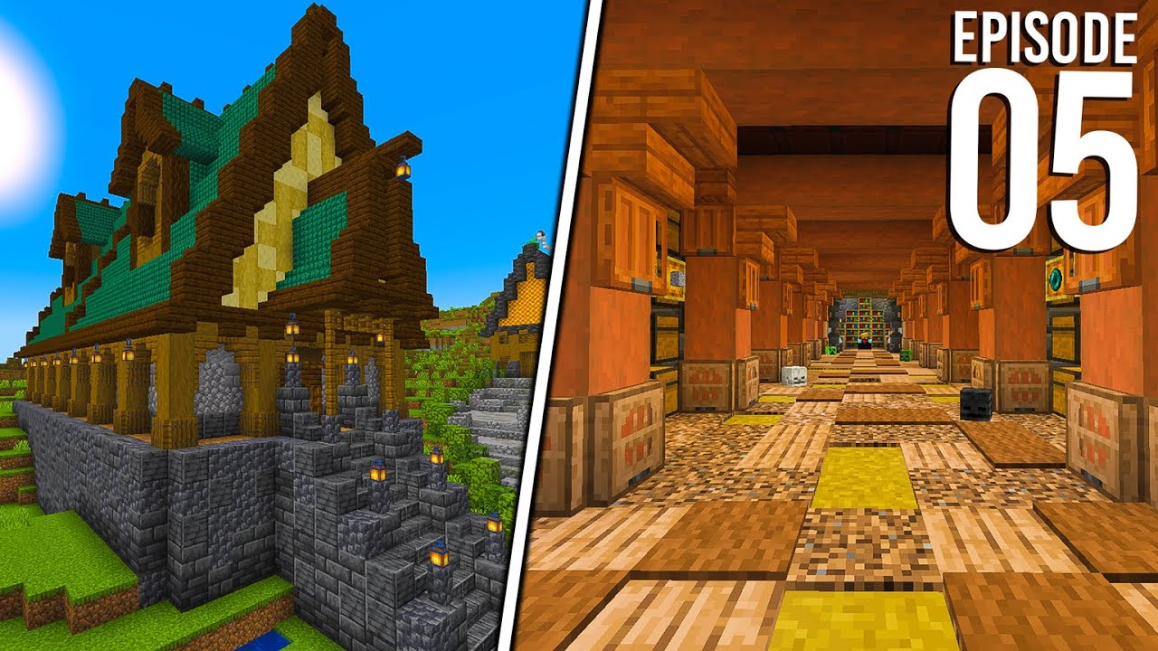 Efficient Storage Room - Minecraft 1.18 Survival Let's Play (#5) - YouTube