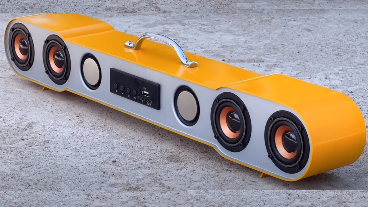 How To Make Soundbar Using A PVC Pipe - YouTube