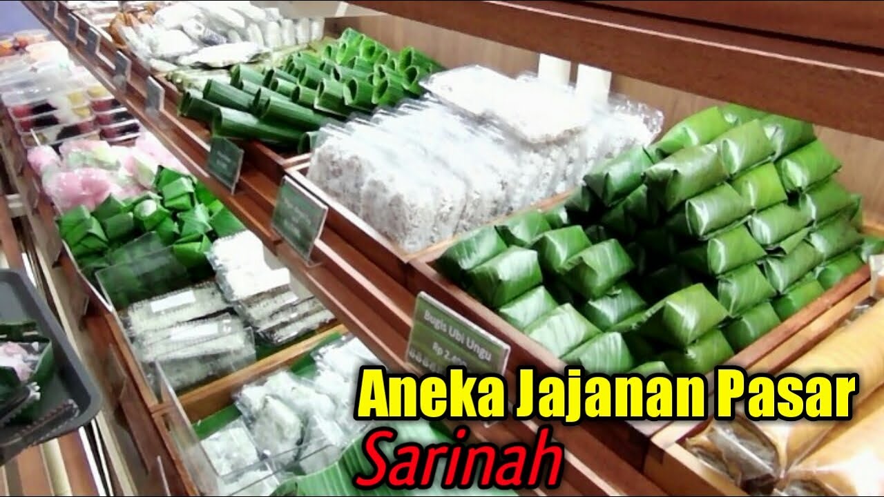 Kue Jajanan Pasar Lengkap di Sarinah, Indonesian Street Food - YouTube