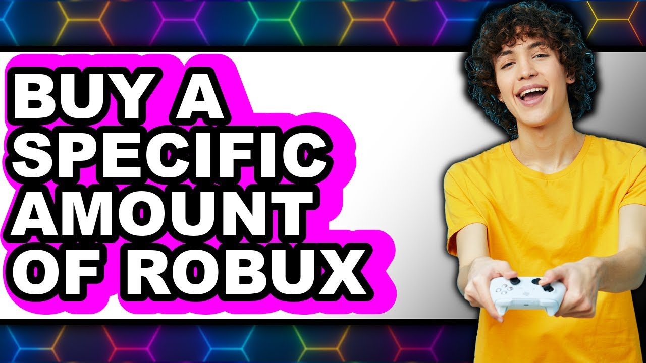 How to Buy a Specific Amount of Robux - Step by Step - YouTube