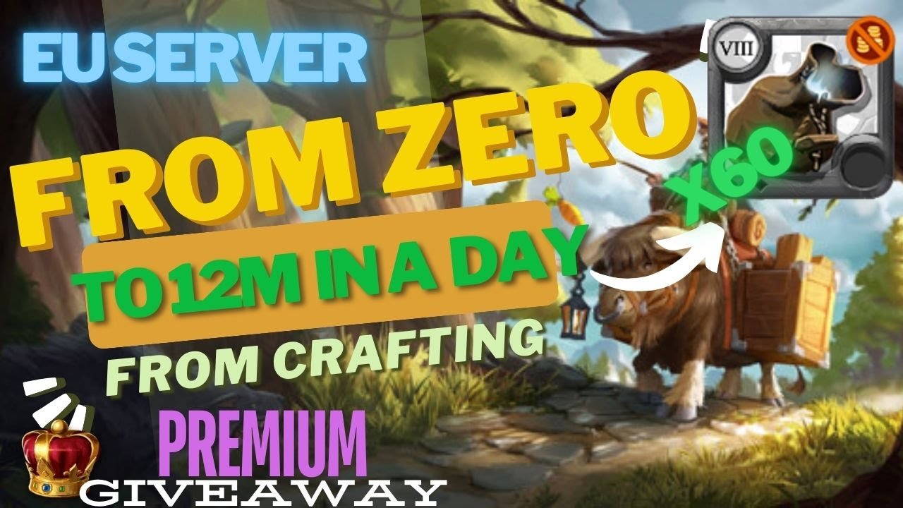 "From Zero to 12M Silver in One Day: The Ultimate Crafting Guide for ...