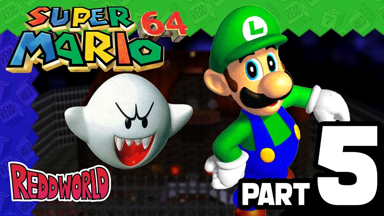 Super Mario 64 | Part #5 Big Boo's Haunt (L is Real 2401) - YouTube