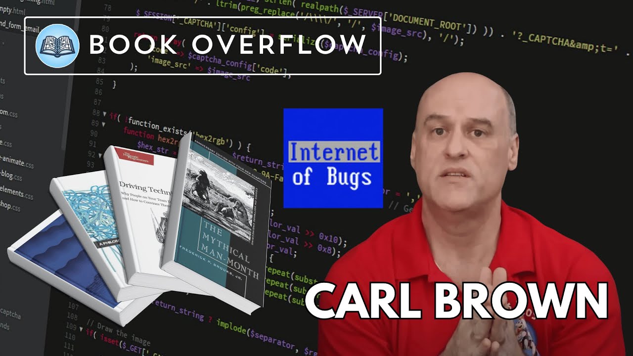 Carl Brown (Internet of Bugs) Shares His Favorite Books - YouTube