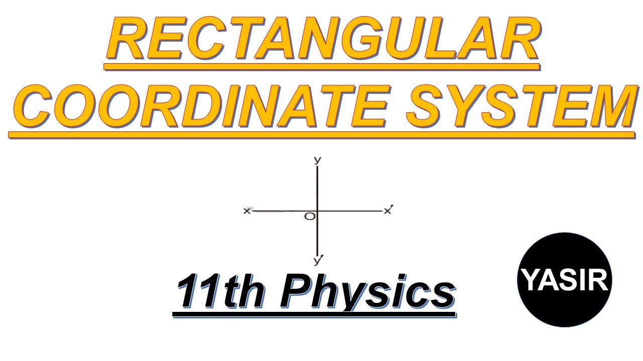 Rectangular Coordinate System |1st Year Physics, Ch #2, Lec #4 | Yasir ...