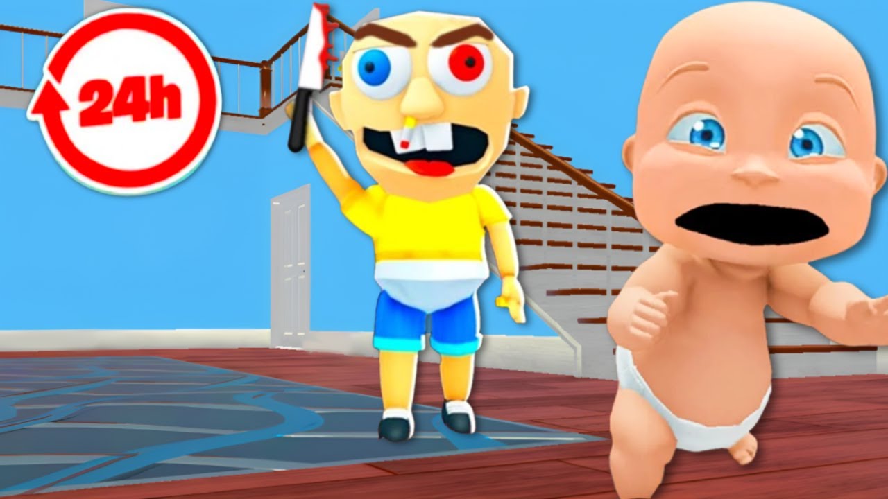 Baby Escapes EVIL DAYCARE For 24 HOURS! - YouTube