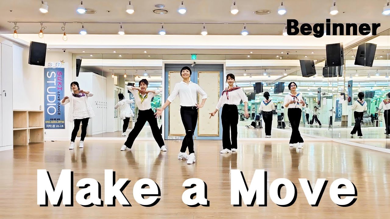 Make a Move Line Dance (Beginner) - YouTube