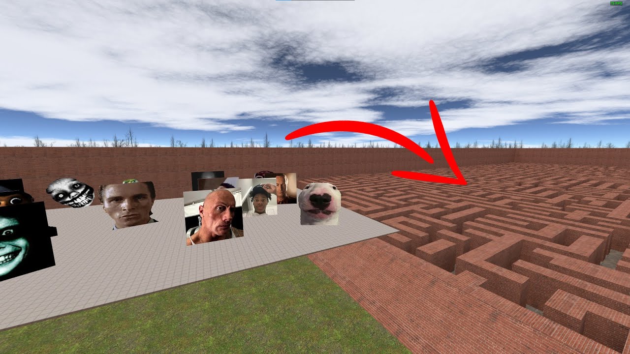 Escape from the Next Bots in the maze! (Garry's Mod) - YouTube