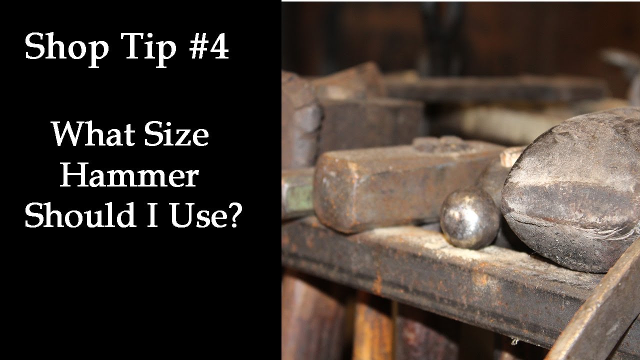 Shop Tip #4 "What size hammer should I use? - YouTube