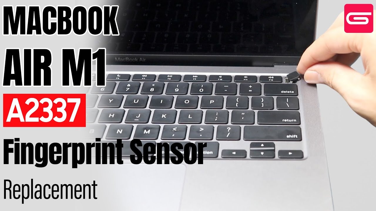 Macbook Air M1 A2337 Fingerprint Power Button Replacement - YouTube