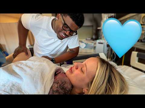 Meeting Our First Baby Boy For The First Time! *Live Emotional Birth*