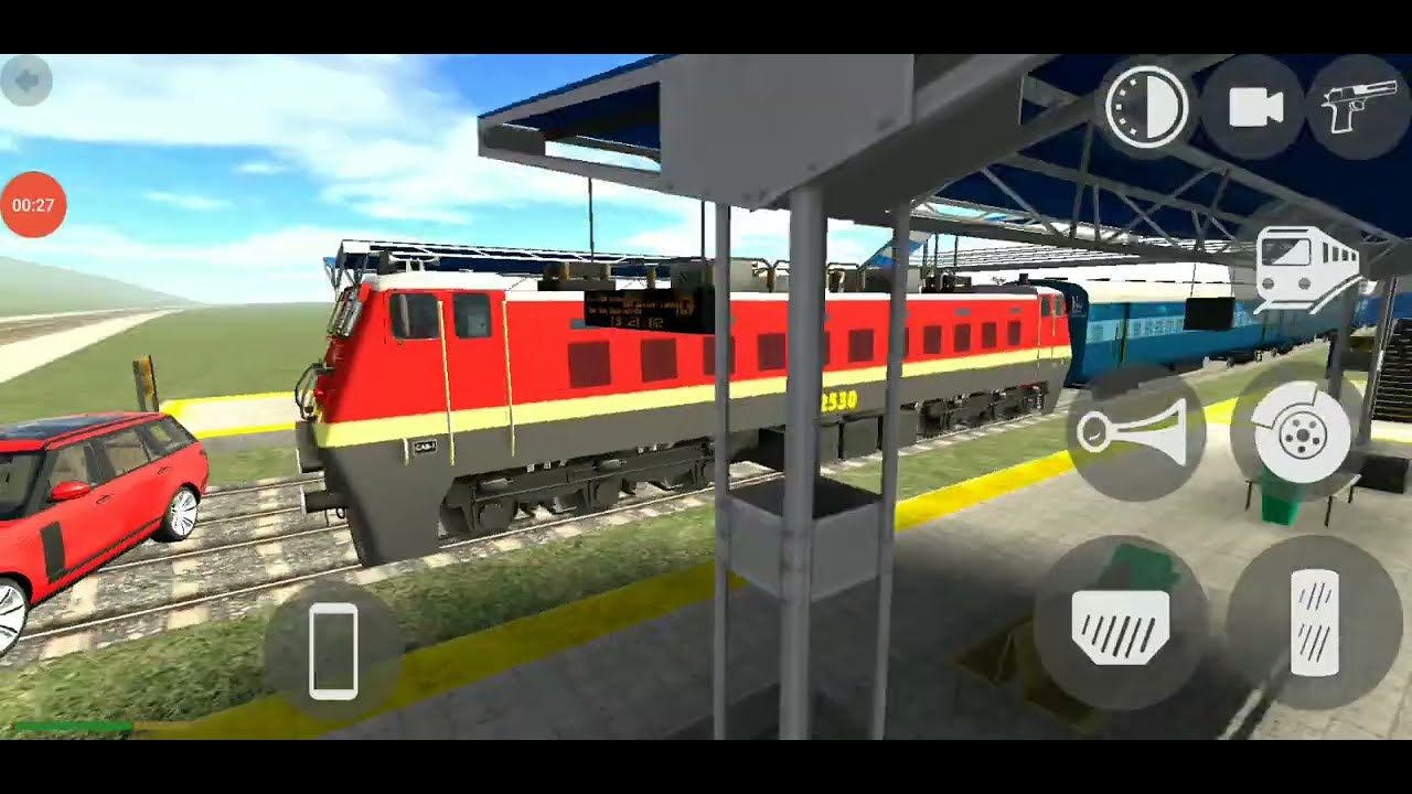 train vs cars - YouTube