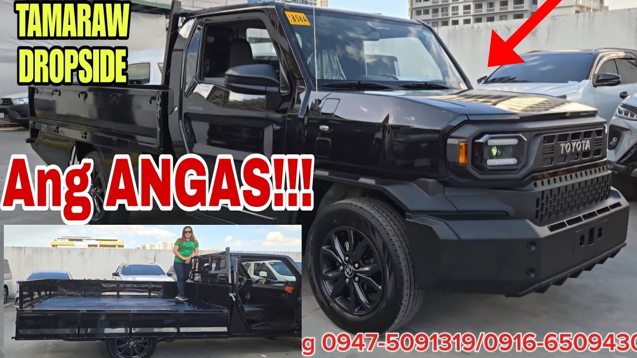 ANG ANGAS TALAGA NG TAMARAW DROPSIDE 2.4 DSL AT BLACK#ofw #seaman #toyota - YouTube
