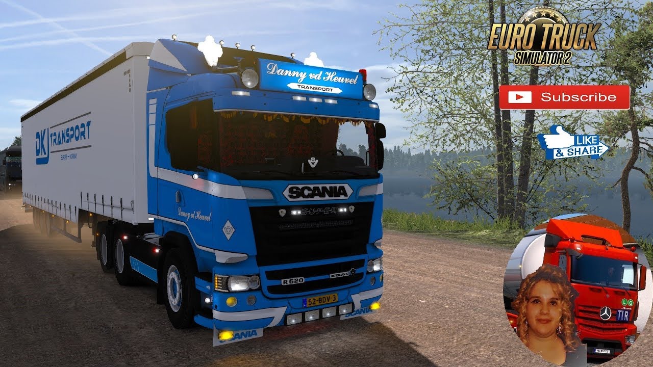 Euro Truck Simulator 2 (1.34) Danny v.d. Heuvel Standalone Scania and ...