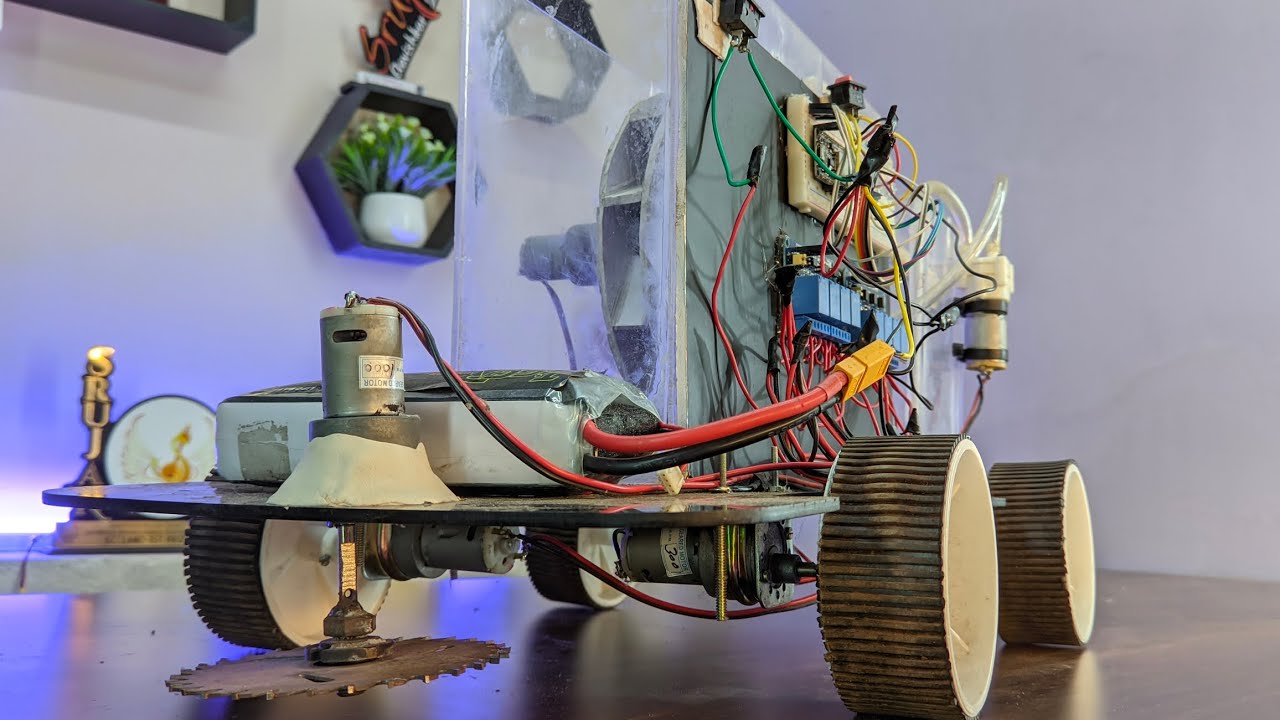 how to make Diy MULTIPURPOSE AGRICULTURE ROBOT - YouTube