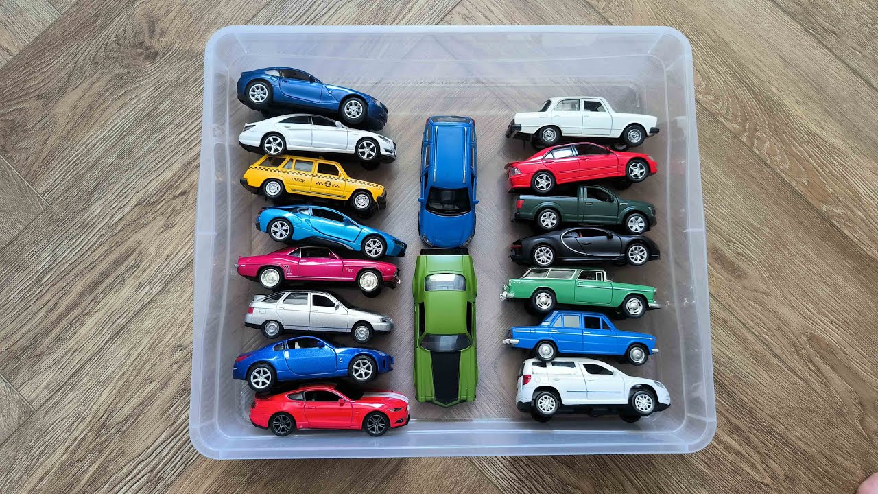 Square Box With a Few Toy Cars Inside - YouTube