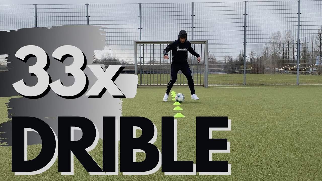 Como melhorar o DRIBLE no futebol I 33x exercícios técnicos para ...