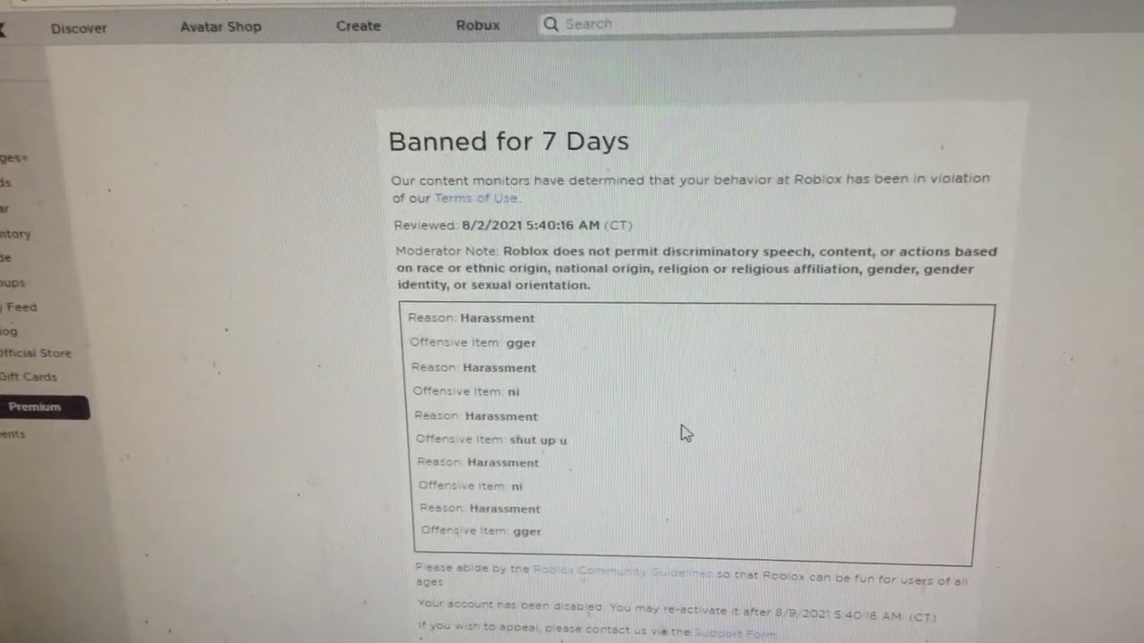 JamesYTOfficial banned for being racist on ROBLOX - YouTube