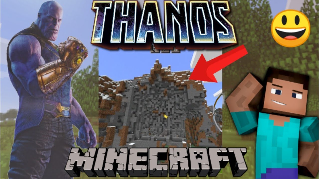 💥😮Steve Become Thanos|Thanos Gauntlet In Minecraft pe|#Thanos mod ...