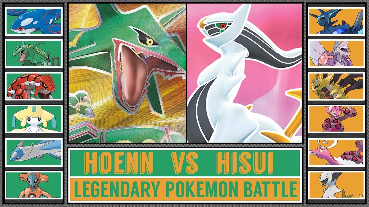 Legendary Pokémon Battle: HOENN vs HISUI - YouTube