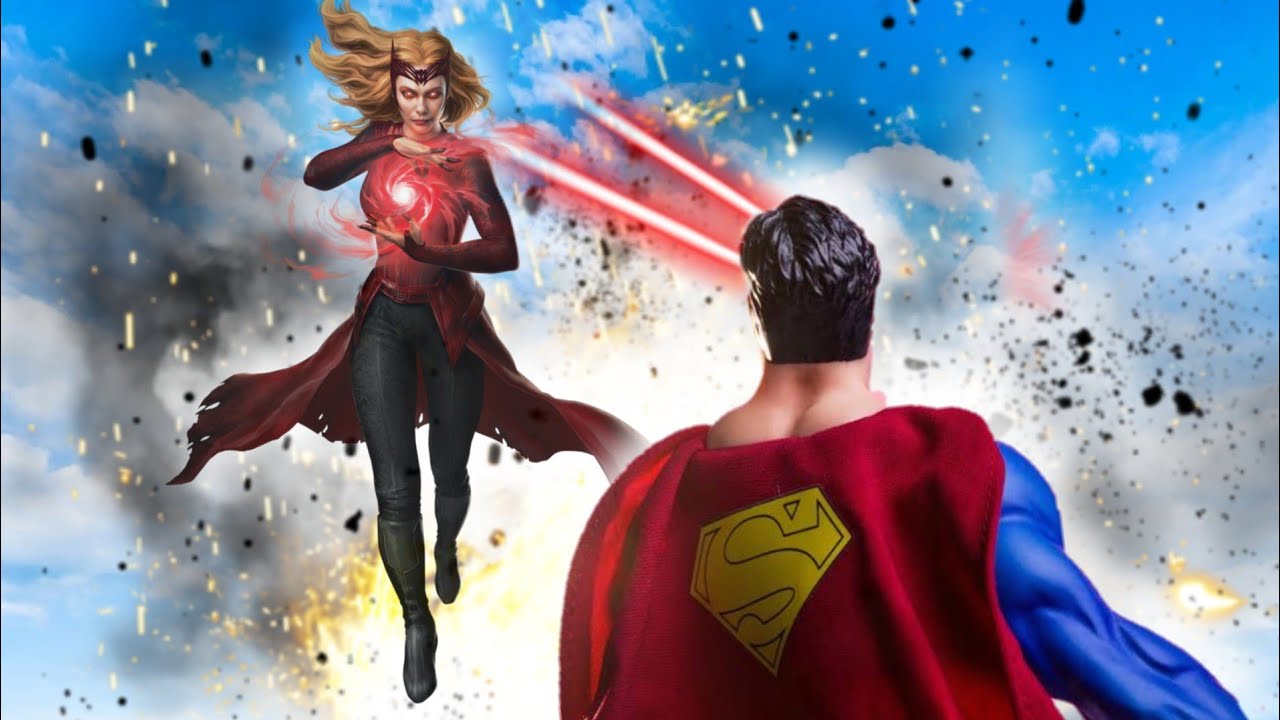 SUPERMAN VS SCARLET WITCH (WANDA MAXIMOFF) - GTA 5 EPIC BATTLE - YouTube