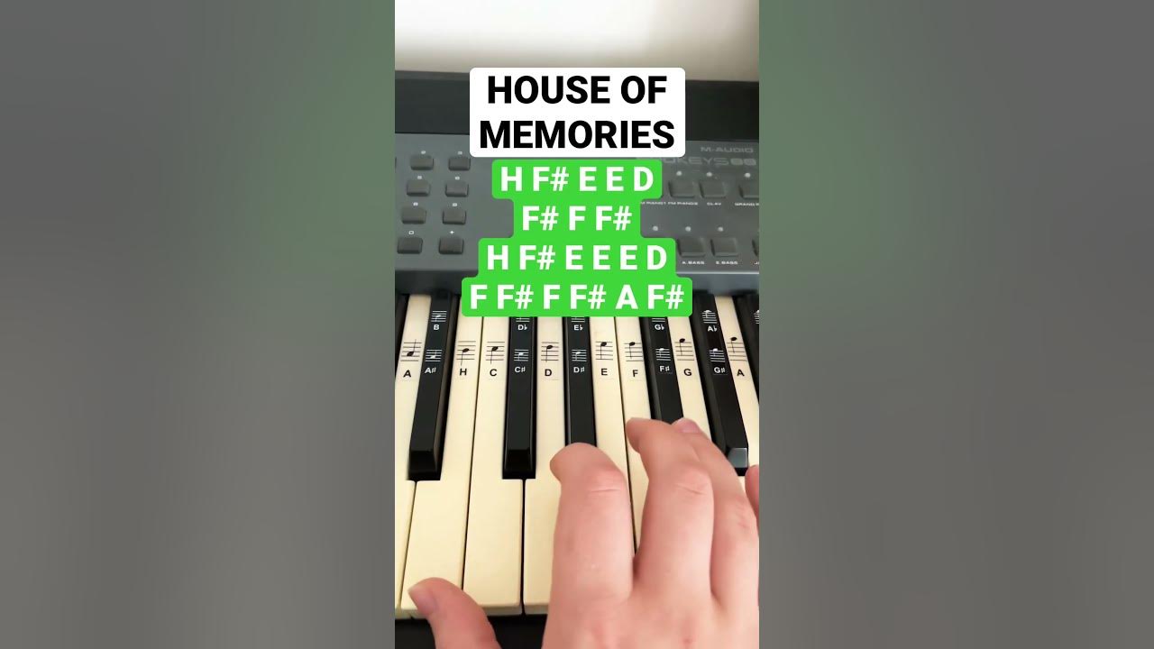 House of Memories - Piano Tutorial for Beginners - YouTube