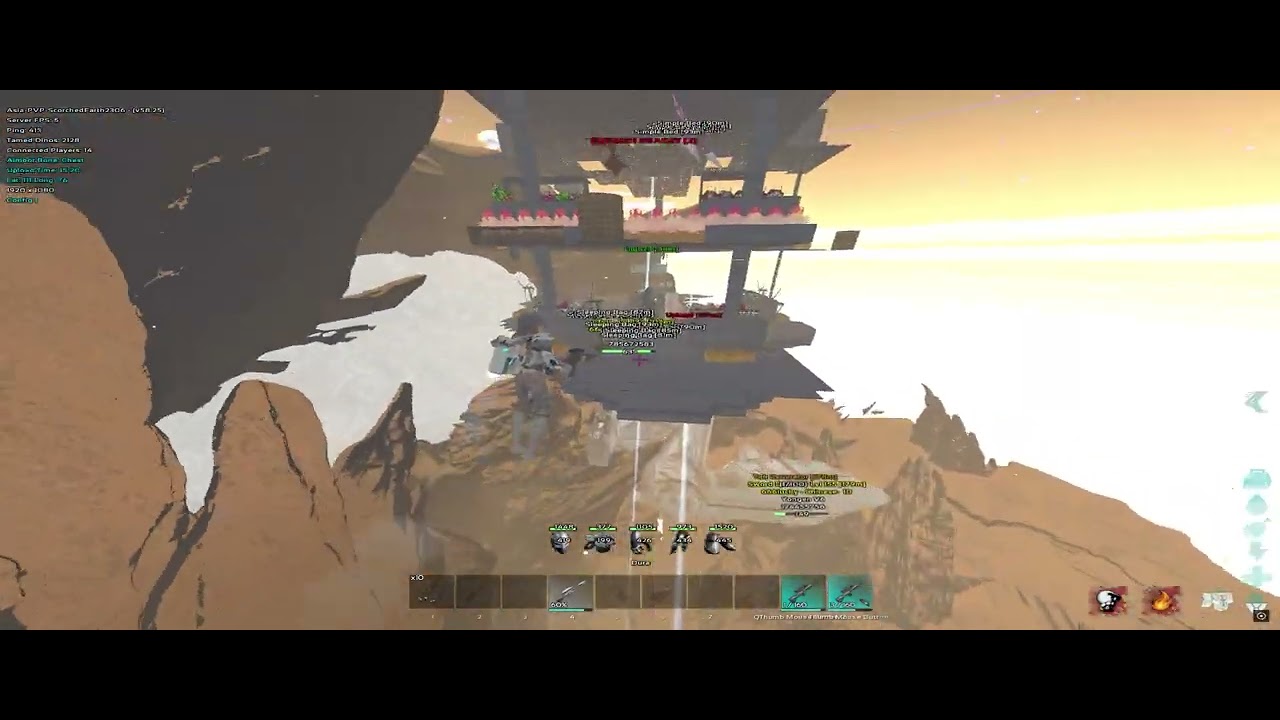 Wiping Scorched Earth Mesh Bases | Ark survival Ascended - YouTube