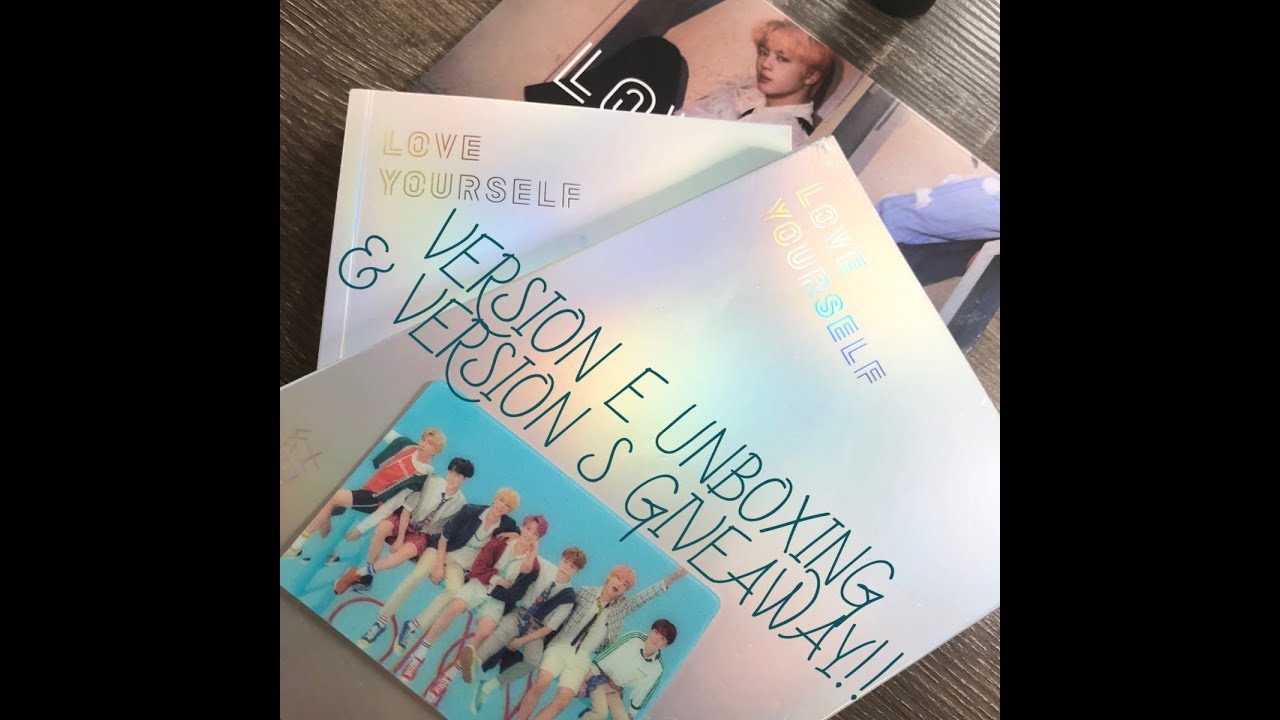 BTS 방탄소년단 - LOVE YOURSELF: 結 Answer (E VERSION) UNBOXING + VERSION S GIVEAWAY!!! |CLOSED| - YouTube