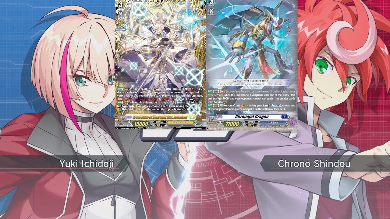 Cardfight!! Vanguard Dear Days - Solrairon VS Chronojet - YouTube