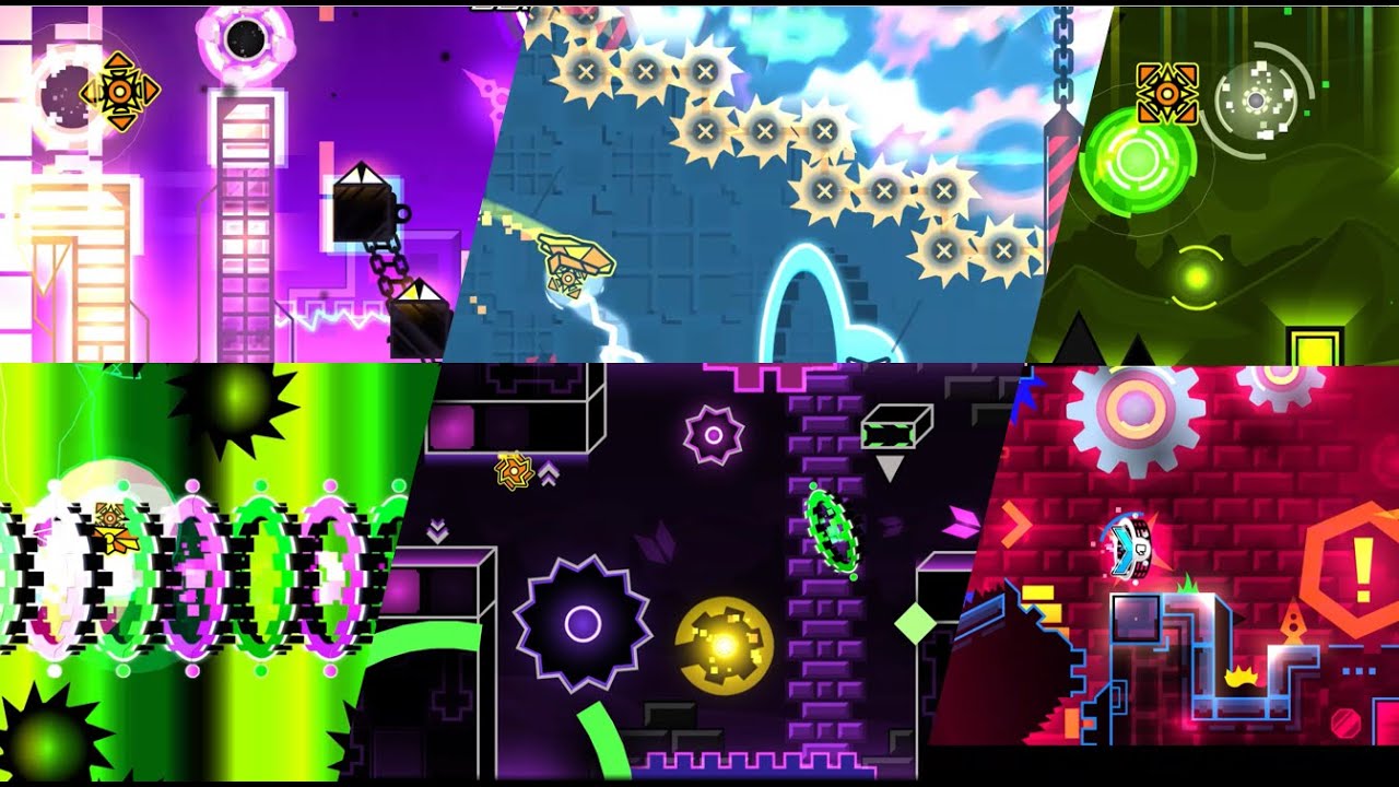 [Geometry Dash] 6 Random High CPS Easy Demons - YouTube