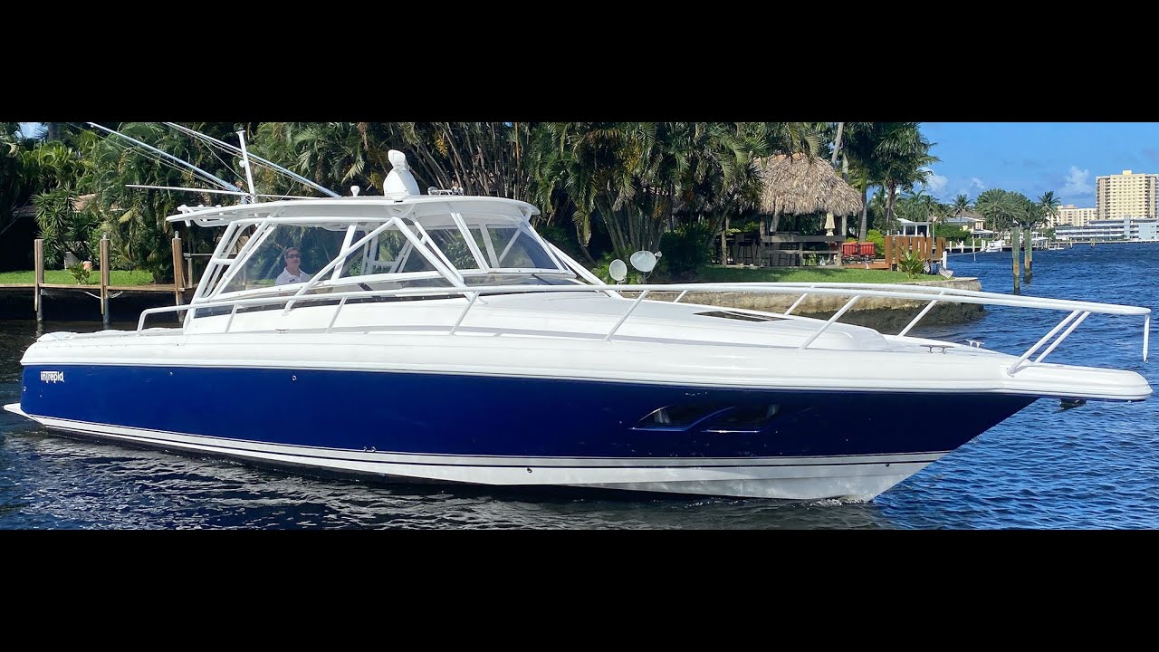 2014 Intrepid 39 Sport Yacht for Sale At MarineMax Pompano Beach - YouTube