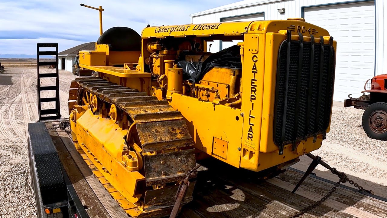 1936 Caterpillar RD4 4G238. A show ready tractor, almost. Ep #51 - YouTube