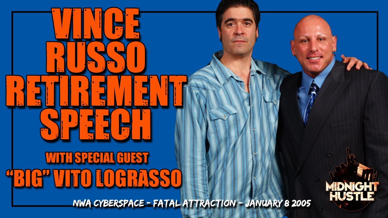 Vince Russo Retirement Speech w/ Big Vito LoGrasso (Jan 2005) - NWA ...