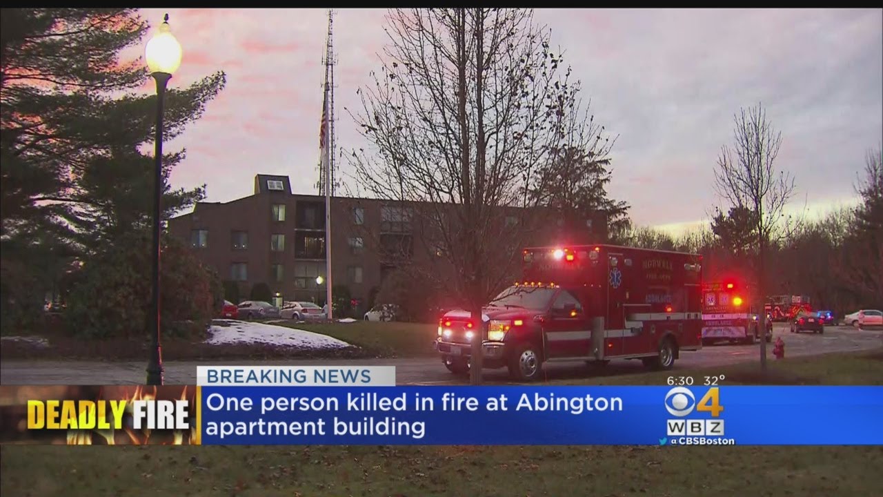1 Dead In Christmas Eve Fire At Abington Senior Housing Complex - YouTube