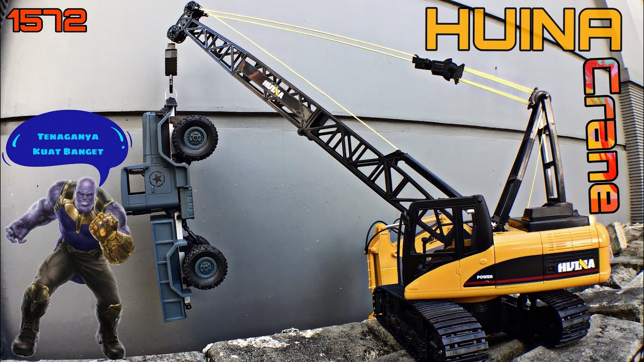 (SEBERAPA KUAT). Alat Berat Huina 1572 Terbaru Model CRane - YouTube