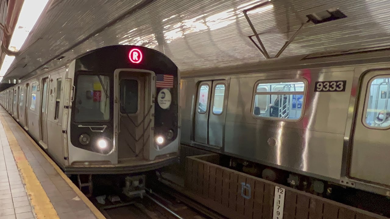 NYCT | R and F train action + NIS R160C @Roosevelt avenue - YouTube