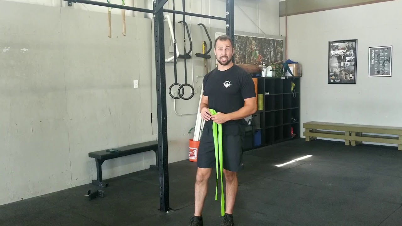 Standing Banded Chest Fly - YouTube