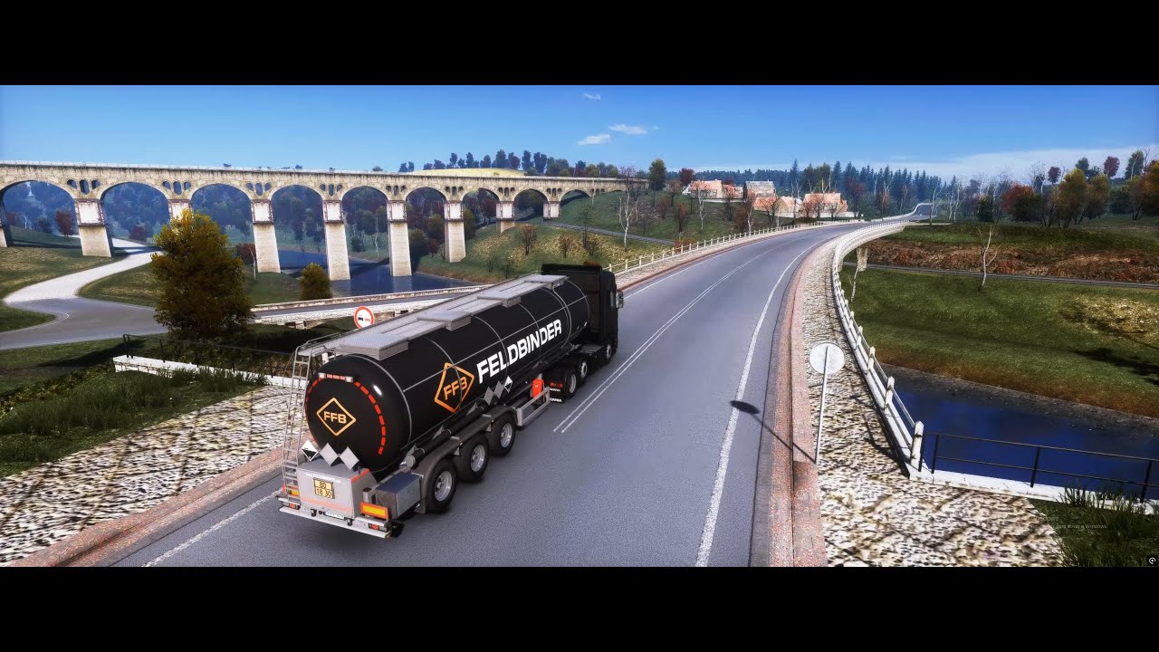 Grimsby 🇬🇧 north of Aberdeen in Scotland Euro Truck Simulator ETS2 1.55 ...