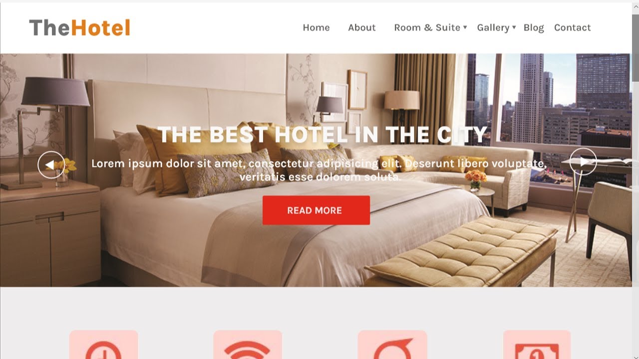 HOTEL WEBSITE | PROTOTYPE USING ADOBE XD | PART 3 - YouTube