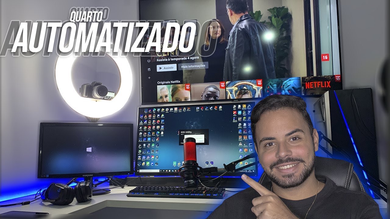 Meu QUARTO GAMER AUTOMATIZADO pela Alexa - Setup Gamer - YouTube
