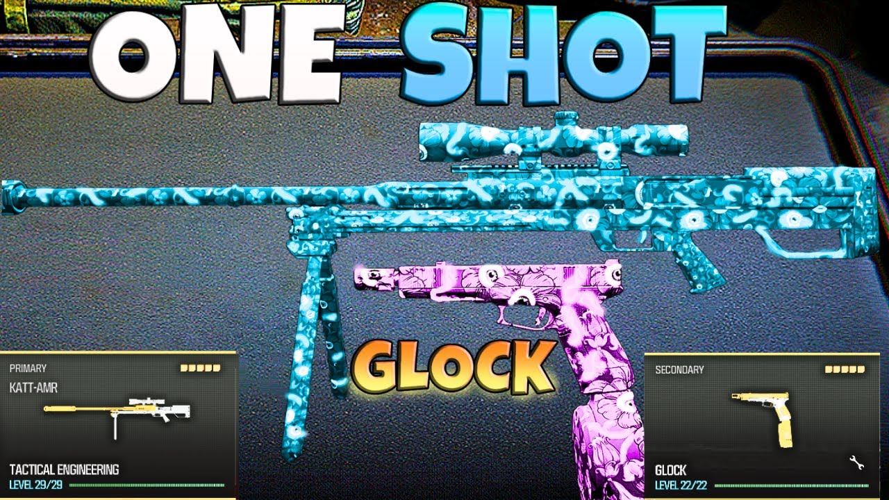*ONE SHOT* Meta KATT AMR w/ a GLOCK in Rebirth Island! (KATT AMR) - YouTube