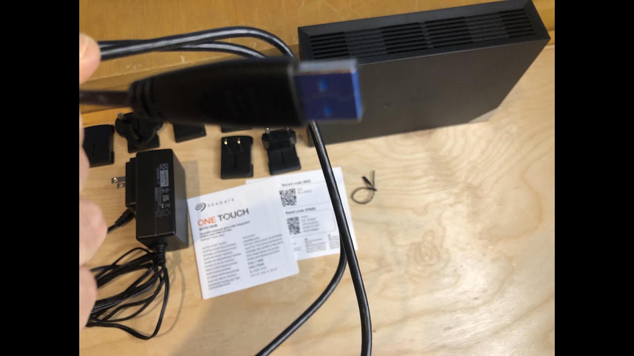 UnBoXing Look @ Seagate One Touch Hub 4TB External USB-C USB 3.0 ...