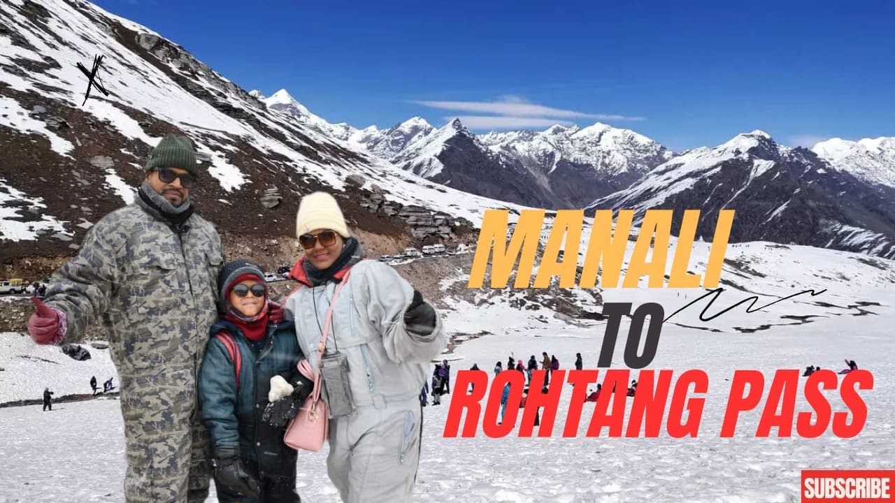Manali || Manali Rohtang Pass Snow Activity || Current Rohtang Pass 9/6 ...